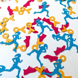 Confetti- Runner, Medal, Sneaker- 175 Pieces | Runner Theme | Running ...