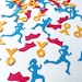 Confetti Runner, Medal, Sneaker 175 Pieces Runner Theme Running Party ...
