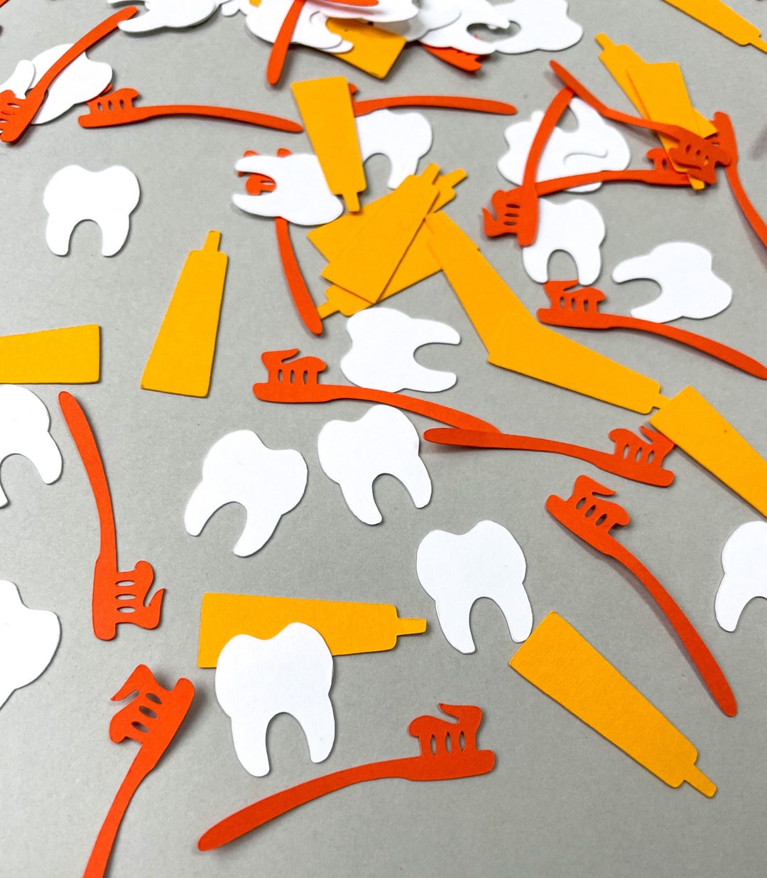 Confetti- Tooth, Toothbrush, Toothpaste- 150 Pieces | Dentist Party ...