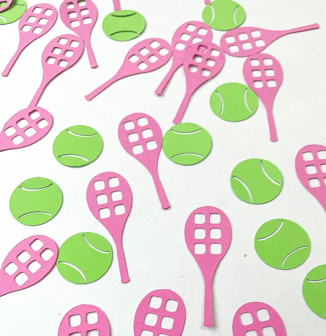 Confetti- Tennis Racket and Ball- 150 Pieces | Tennis Theme | Sport ...