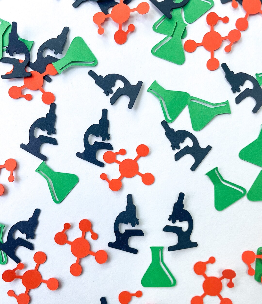 Confetti- Microscope, Molecule, Beaker- 190 Pieces | Science Party ...