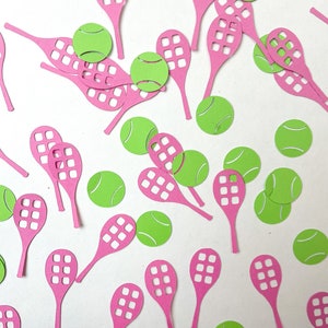 Confetti- Tennis Racket and Ball- 150 Pieces | Tennis Theme | Sport ...