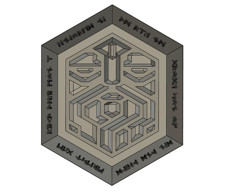 Dwarven Rune STL 3D Printable | Etsy
