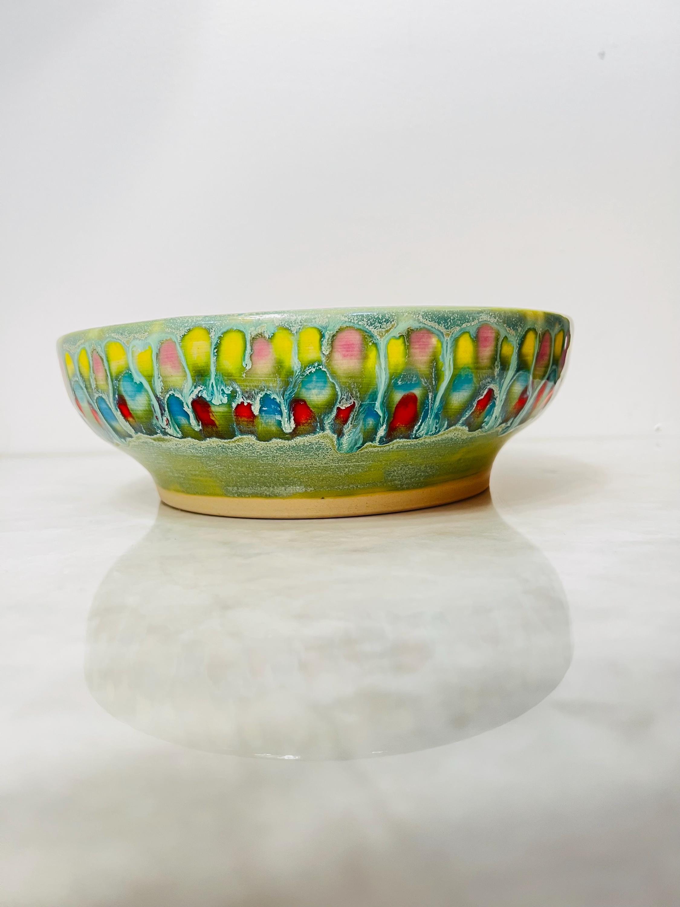 Handmade Pottery Bowls Wheelthrown Pottery Bowls Pottery Bowls Peacock ...