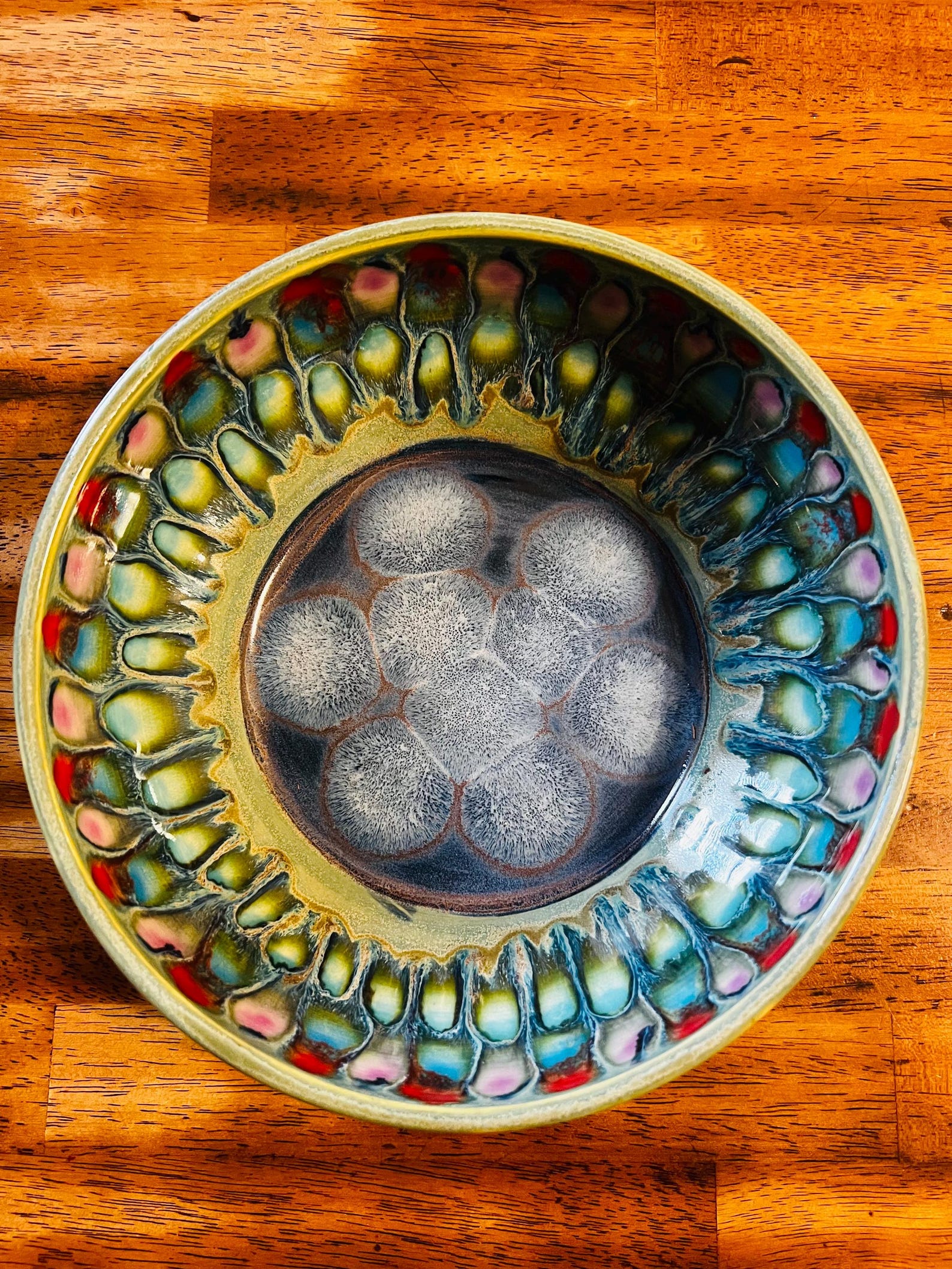 Handmade Pottery Bowls Wheelthrown Pottery Bowls Pottery Bowls Peacock ...