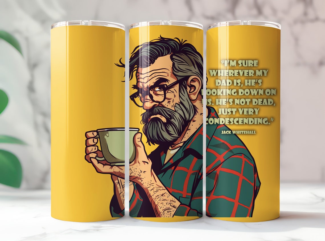 Condescending Dad Coffee Tumbler 20oz Humorous Gift for Dads ...
