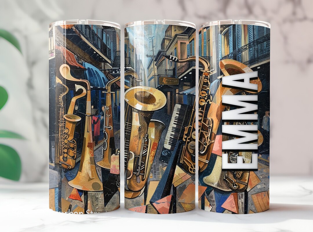 New Orleans Jazz, Bourbon Street, Gift for Dad, Music Lover Gift ...
