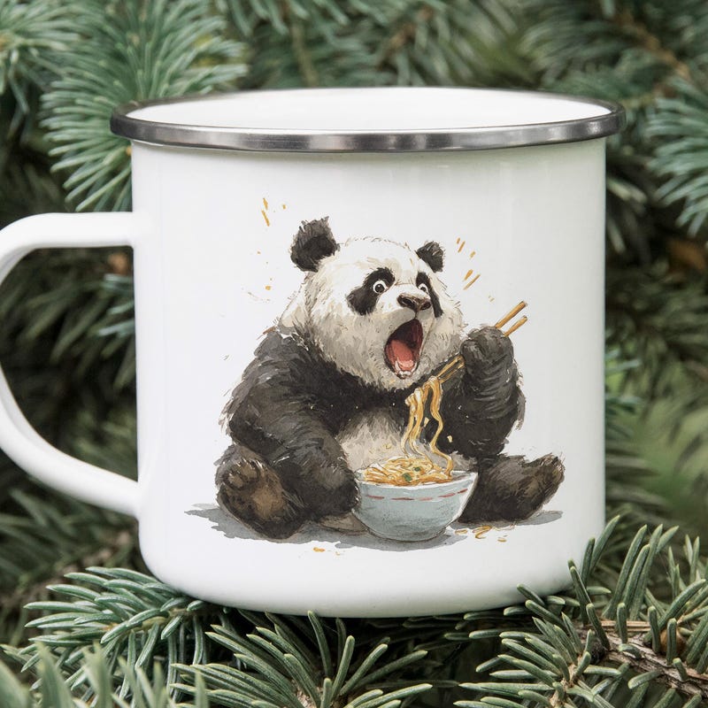 Panda Mug - Etsy