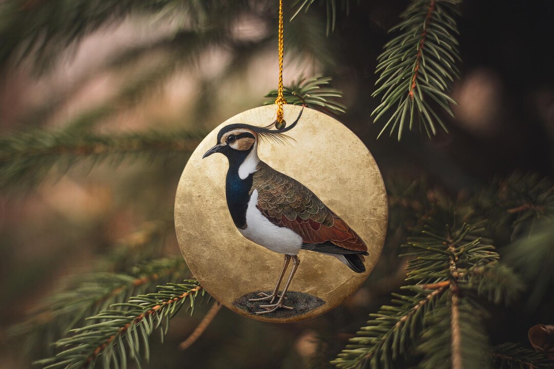 Ceramic Lapwing Ornament: Handcrafted Bird Figurine, Wildlife Gift - Etsy