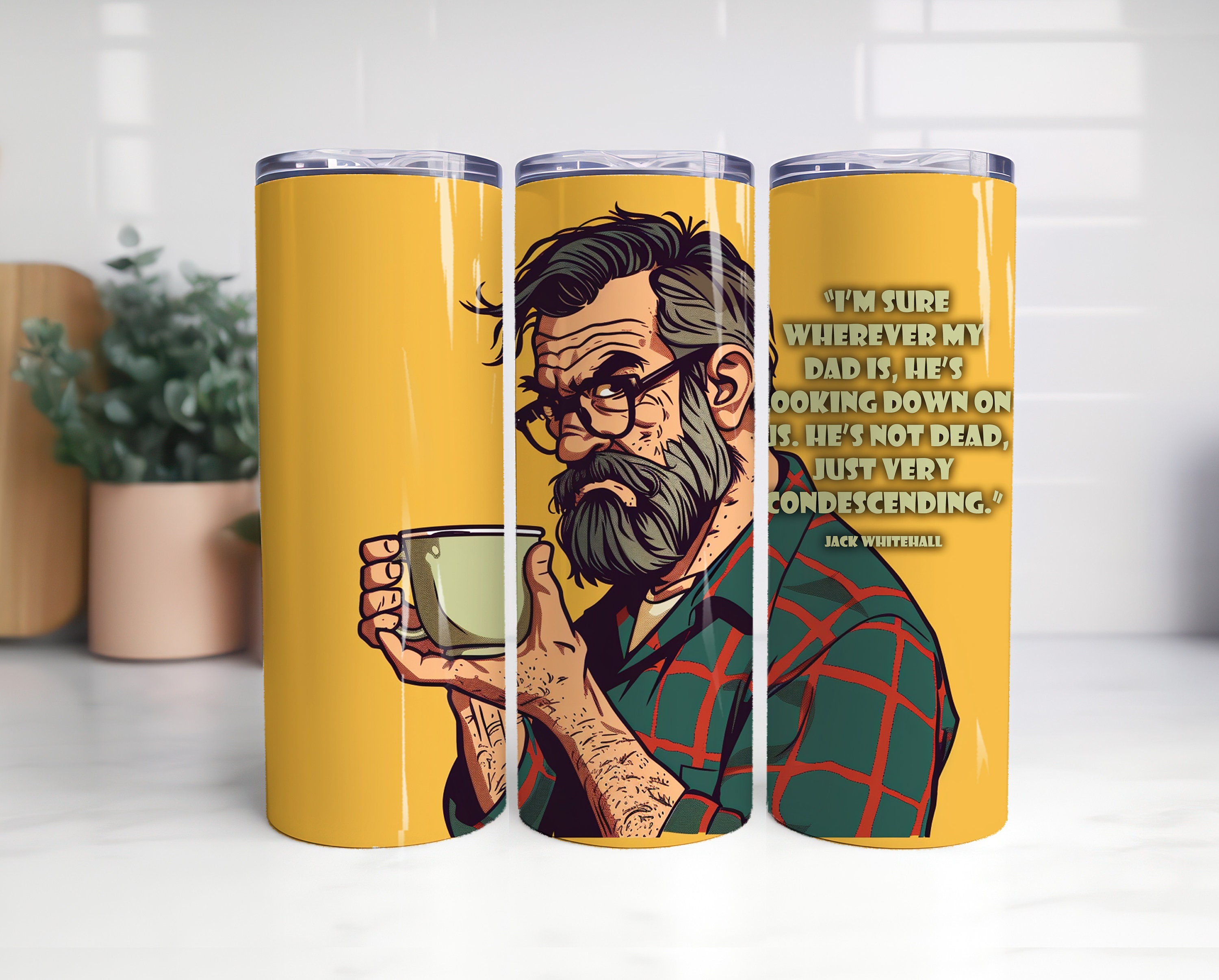 Condescending Dad Coffee Tumbler 20oz Humorous Gift for Dads ...