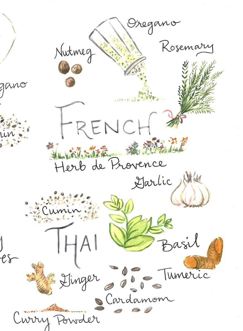 Regional Spice Guide Small - Etsy