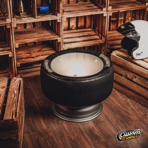 Illuminated Coffee Table With Rims Slick Tires Nascar Drag - Etsy