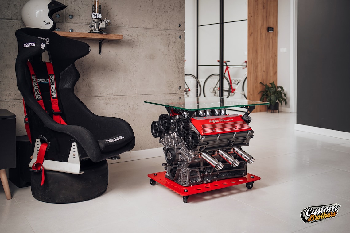 Engine Coffee Table Alfa Romeo V6 Busso - Etsy