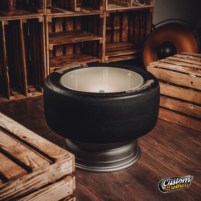 Illuminated Coffee Table With Rims Slick Tires Nascar Drag - Etsy