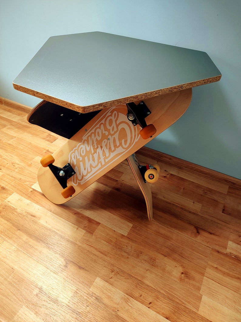 Skateboard Coffee Table, Go Skate or Go Home - Etsy