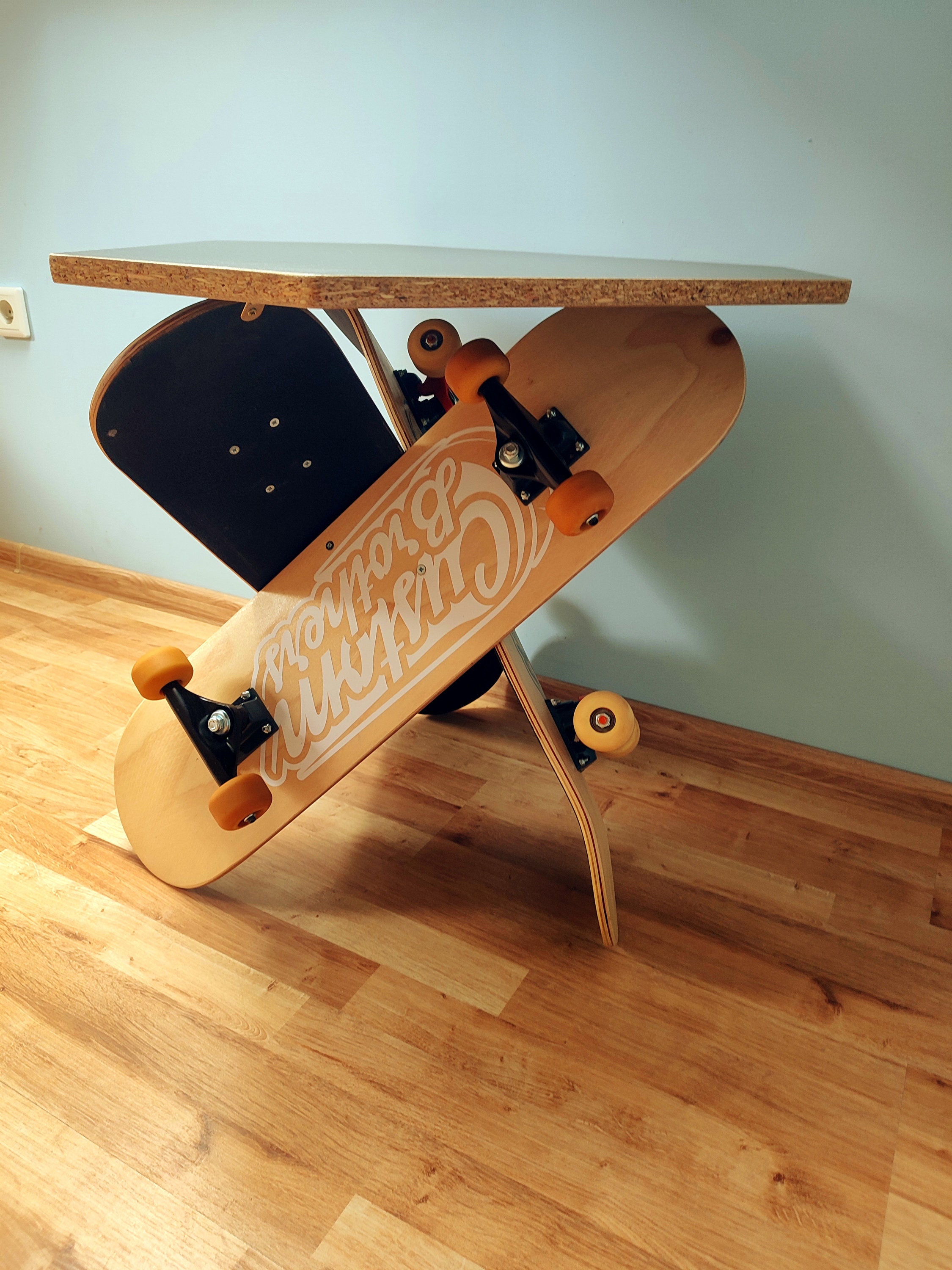 Skateboard Coffee Table, Go Skate or Go Home - Etsy