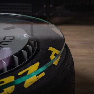 Coffee Table With Rims, Slick Tires, Nascar, Drag Race, Formula 1 ...