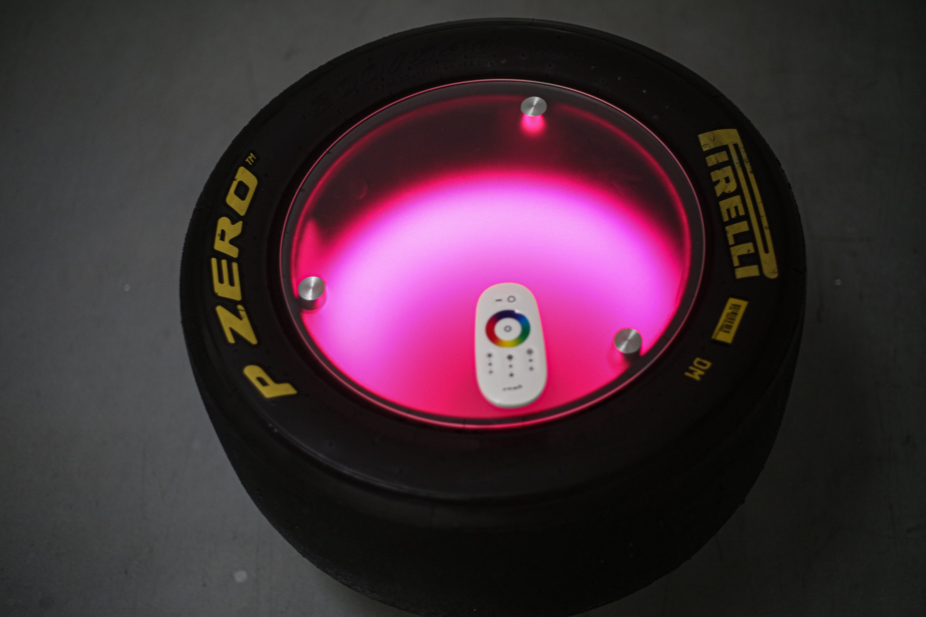 Illuminated Coffee Table With Rims Slick Tires Nascar Drag - Etsy