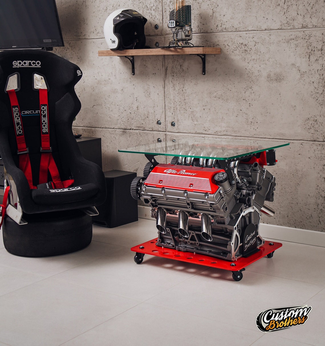 Engine Coffee Table Alfa Romeo V6 Busso - Etsy