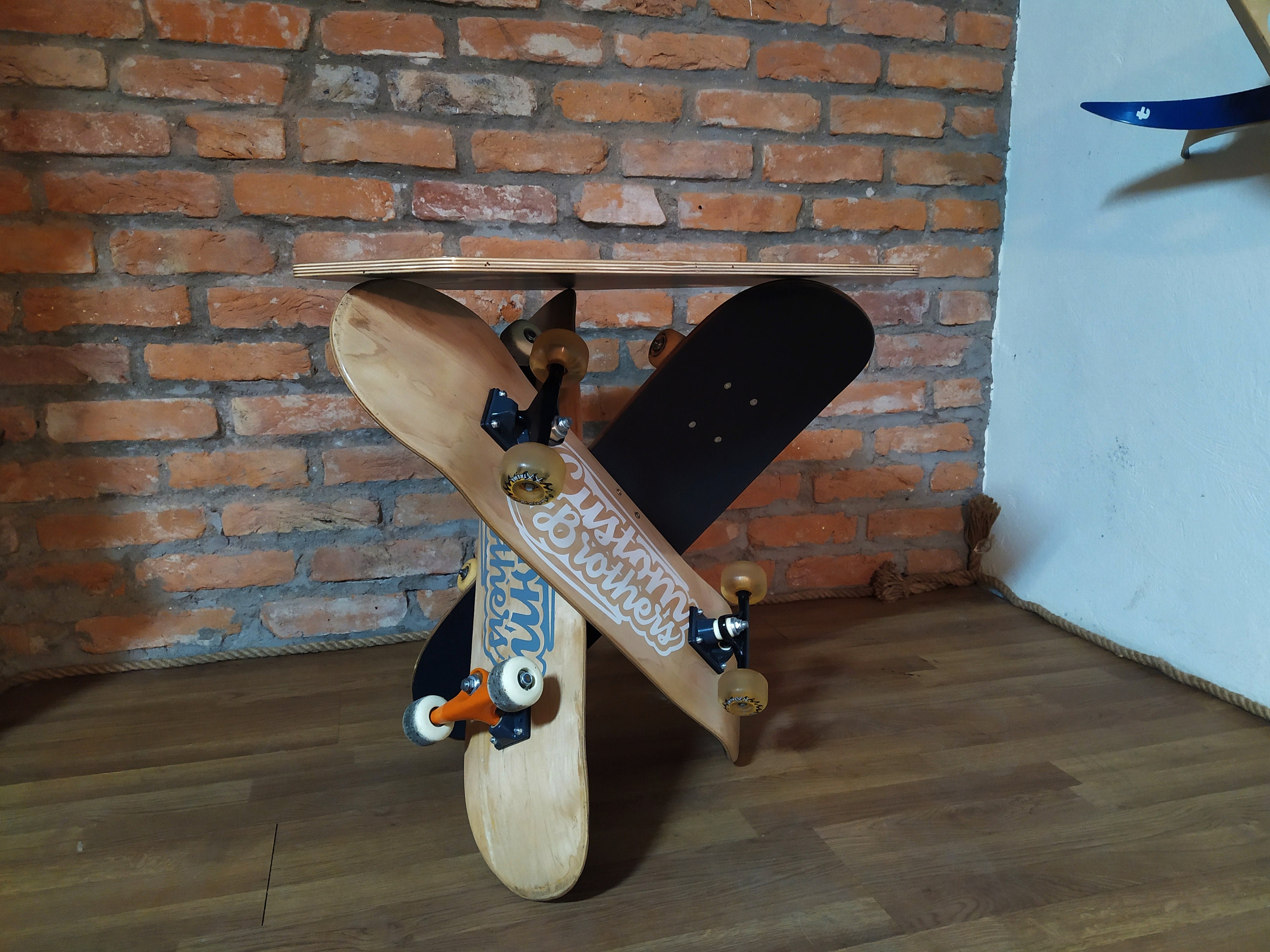 Skateboard Table, Go Skate or Go Home - Etsy