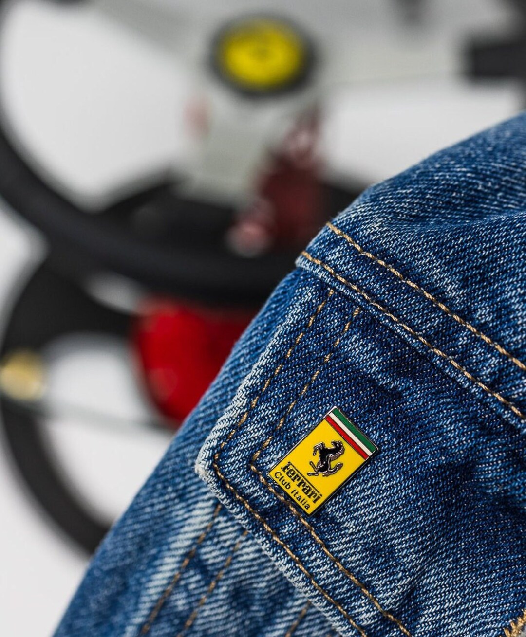 Ferrari Club Italia Brooch - Etsy