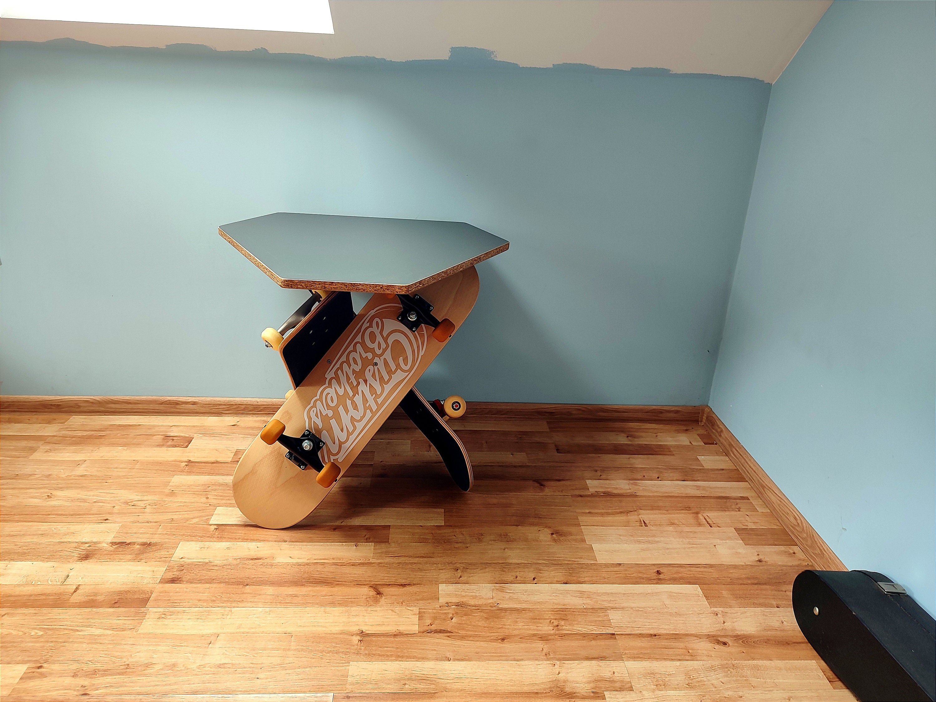 Skateboard Coffee Table, Go Skate or Go Home - Etsy