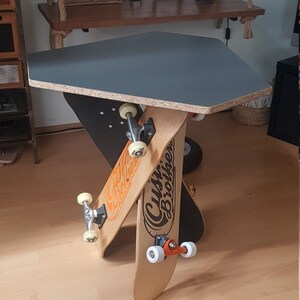 Skateboard Table, Go Skate or Go Home - Etsy