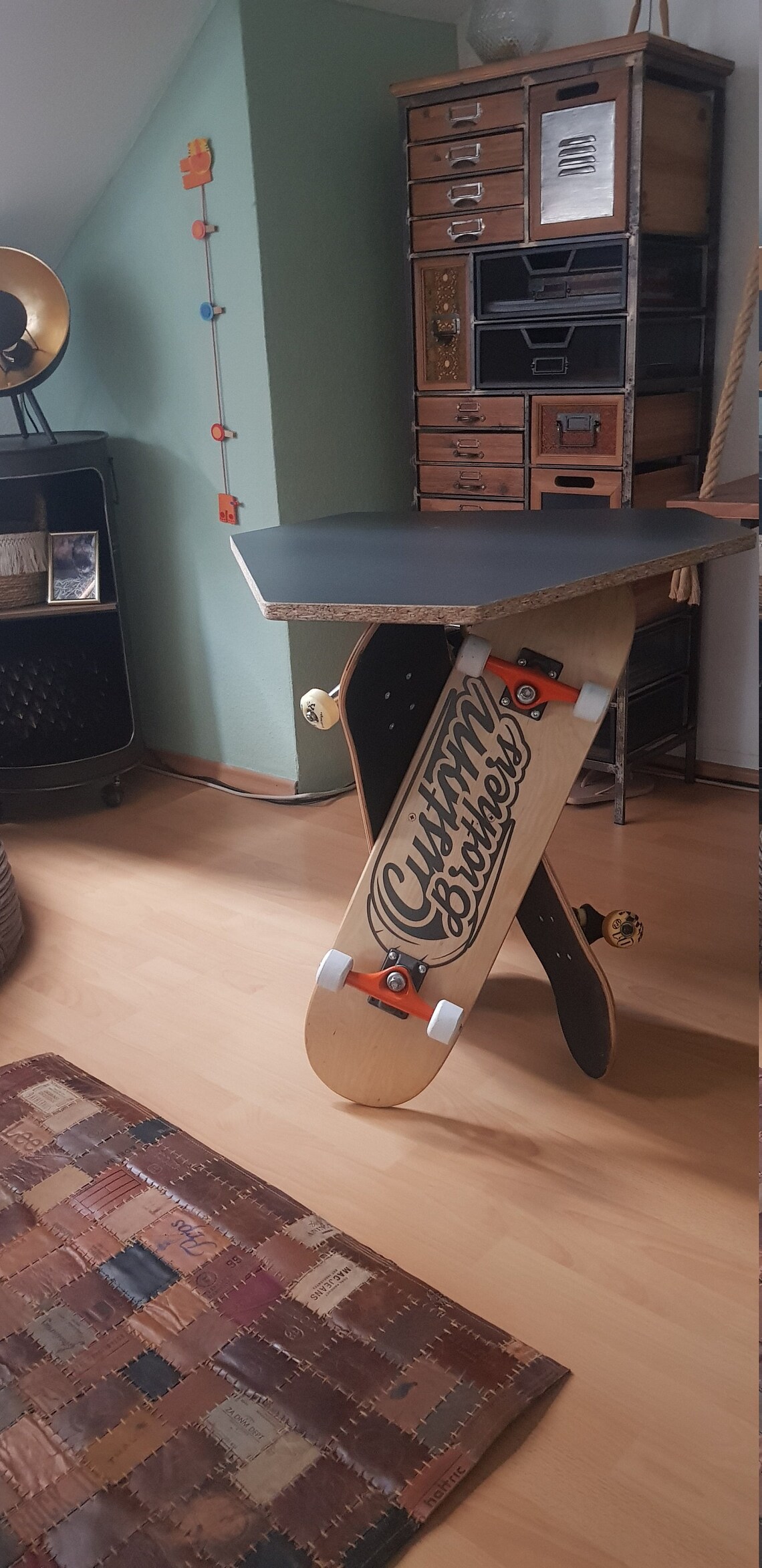 Skateboard Table Go Skate or Go Home | Etsy