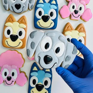 12 Custom Puppy Cartoon Cookies – Party Favors for Kids - Etsy