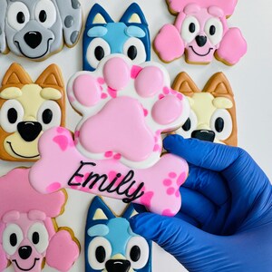 12 Custom Puppy Cartoon Cookies – Party Favors for Kids - Etsy