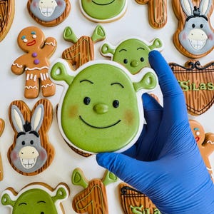 12 Green Ogre-themed Custom Decorated Cookies – Fun & Delicious! - Etsy