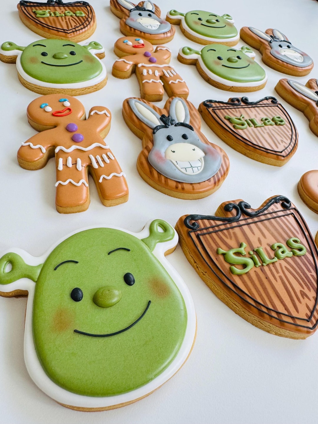 12 Green Ogre-themed Custom Decorated Cookies – Fun & Delicious! - Etsy