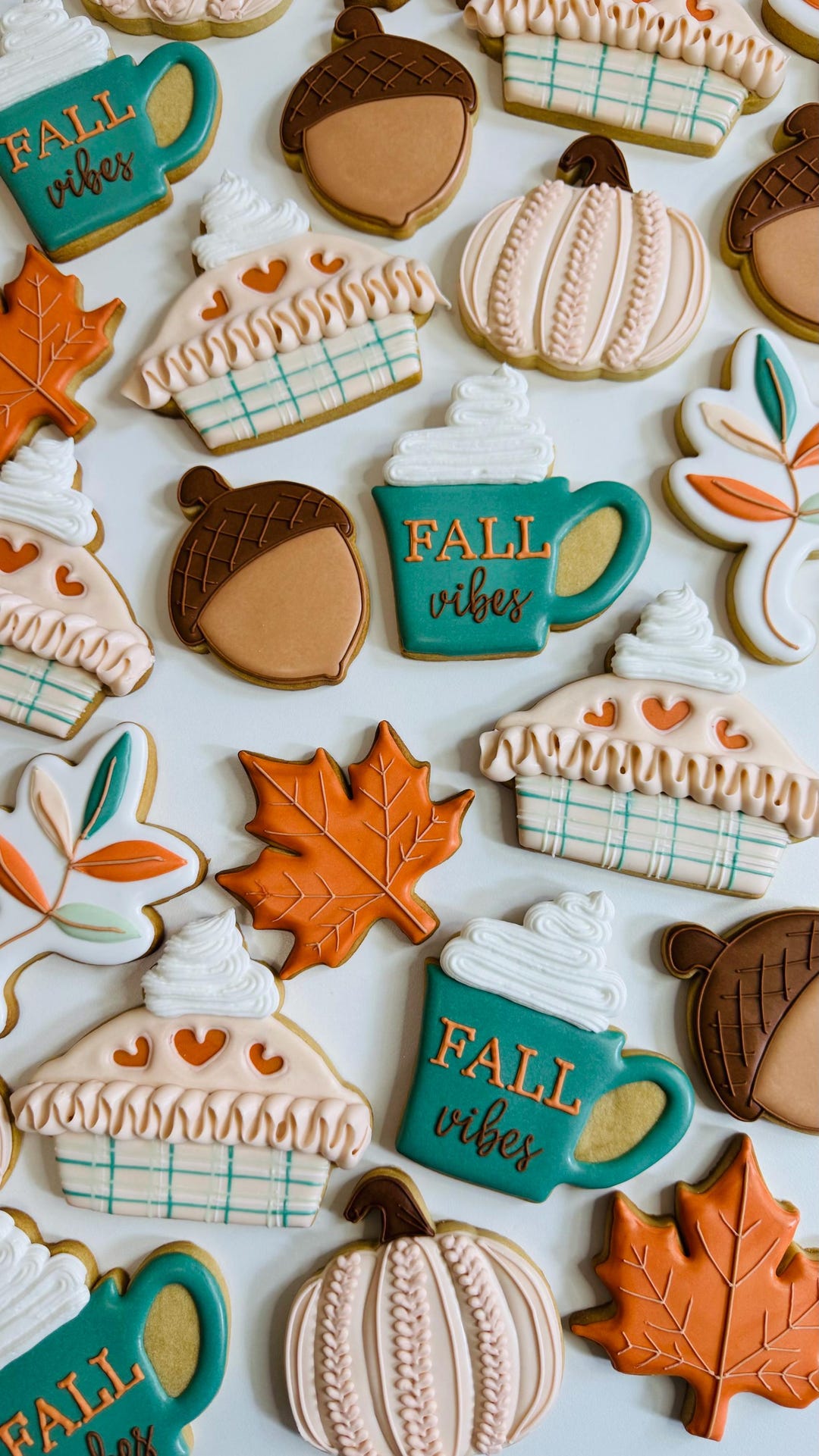 12 Thanksgiving Themed Cookies - Etsy