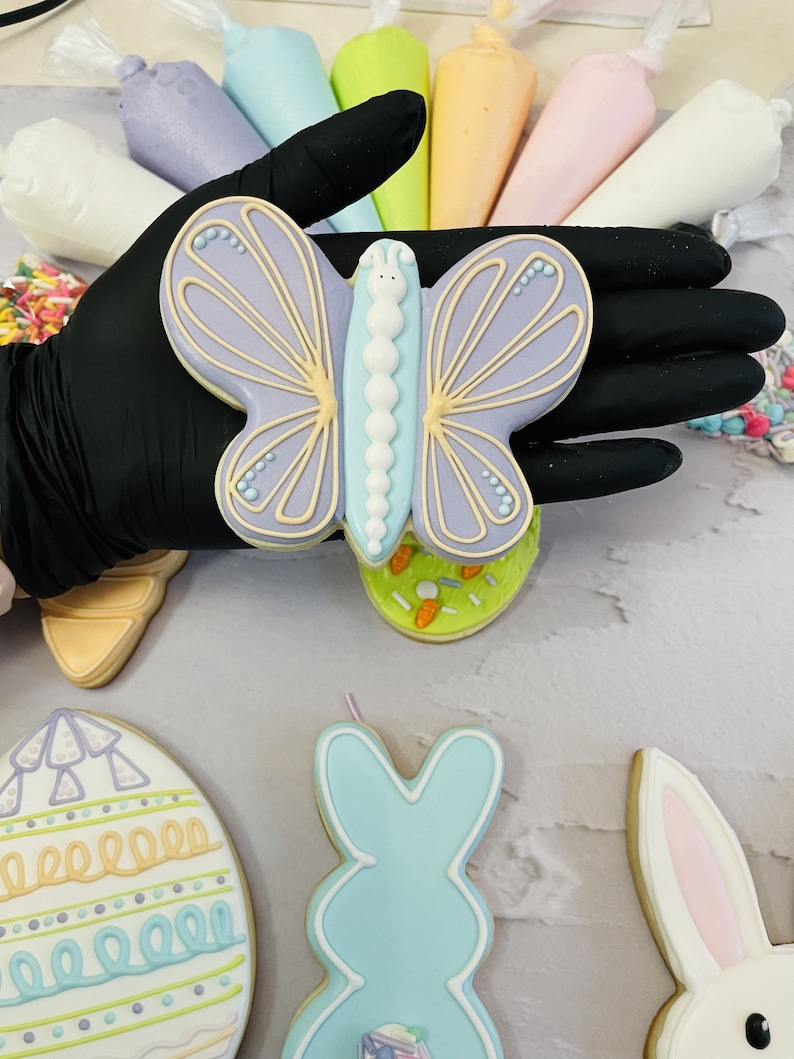 Easter Cookie Decorating Kit, Spring/easter Cookies DIY Cookie Kit ...