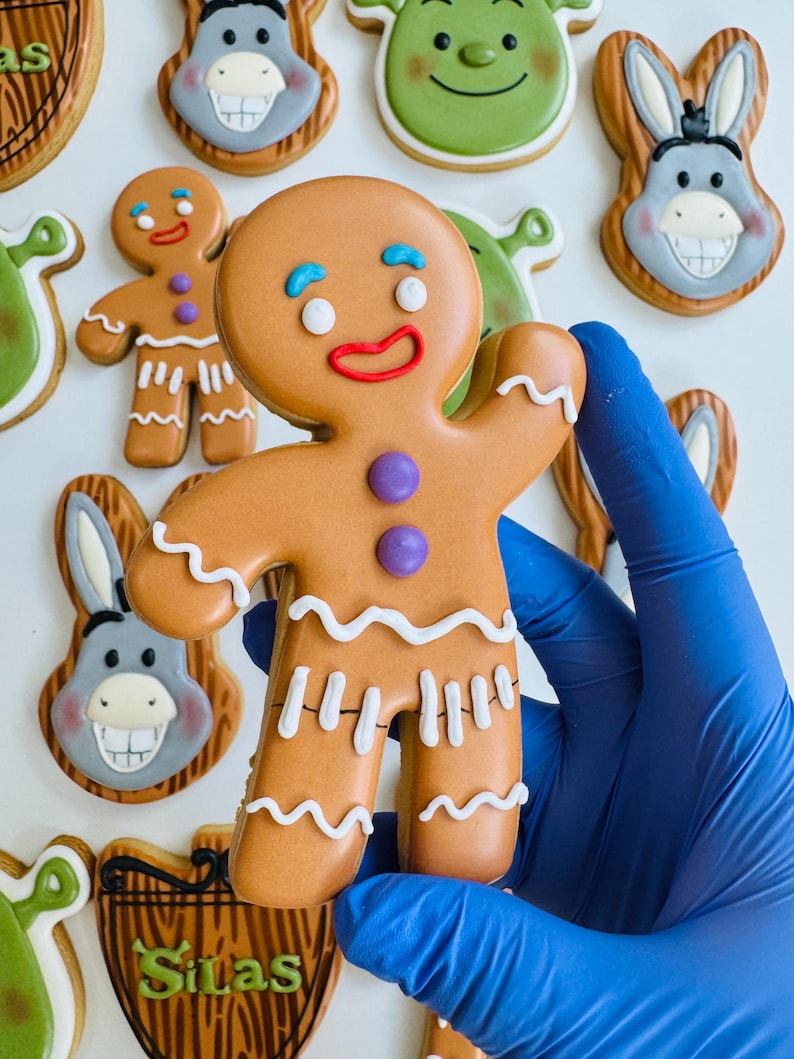 12 Green Ogre-themed Custom Decorated Cookies – Fun & Delicious! - Etsy
