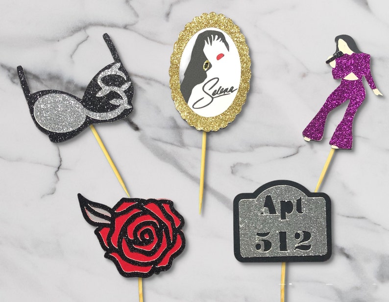 Selena Party Decor Selena Cupcake Topper 12 Tejano Mex - Etsy