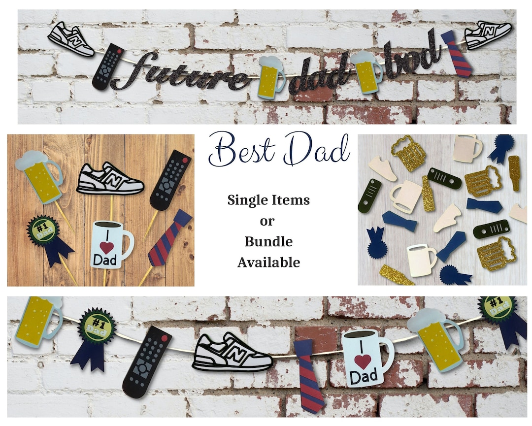 Best Dad, Future Father, Party Decor Cupcake Toppers (12) - Dads ...