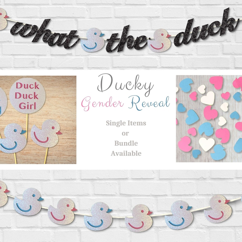Duck Gender Reveal - Etsy