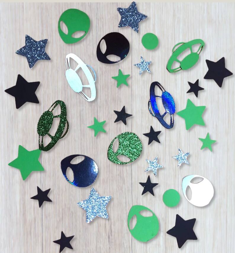 Alien Invasion Party Decor Alien Invasion Cupcake Toppers - Etsy