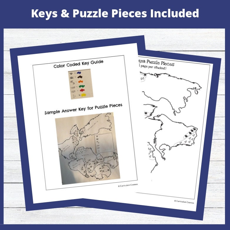Pangaea Puzzle Answer Key