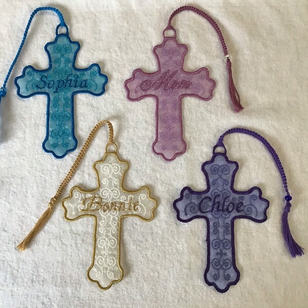 Cross Bookmark - Etsy