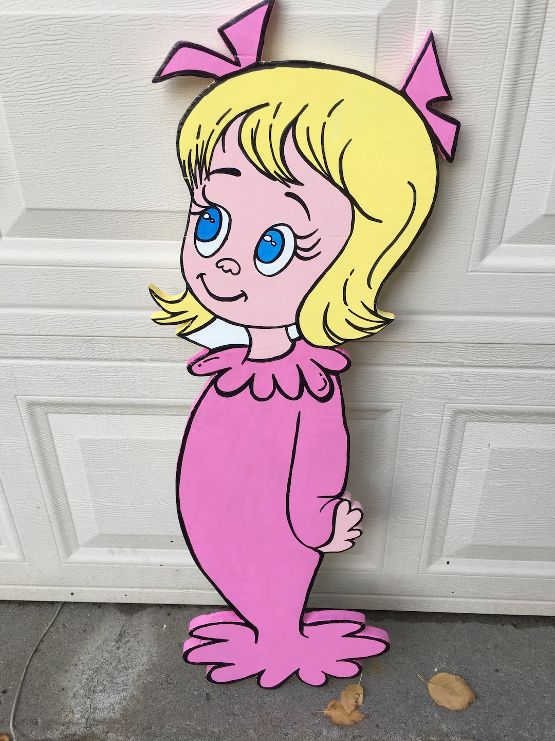 Cindy Lou Who Pdf Stole Christmas Diy Yard Art Christmas Woodworking Plan Template Download
