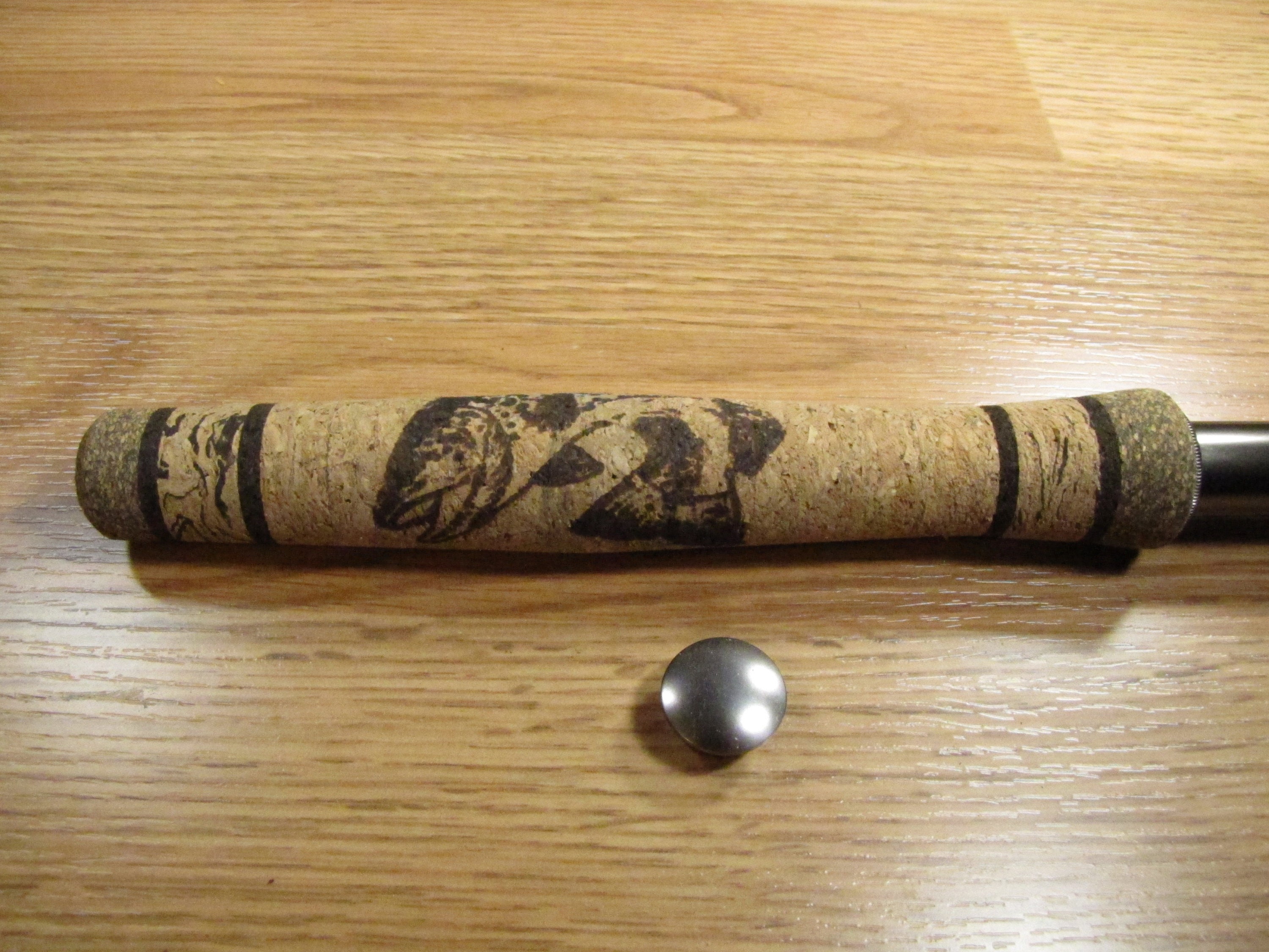 Half Wells Fly Rod Handle With Laser Burned Jumping Trout - Etsy