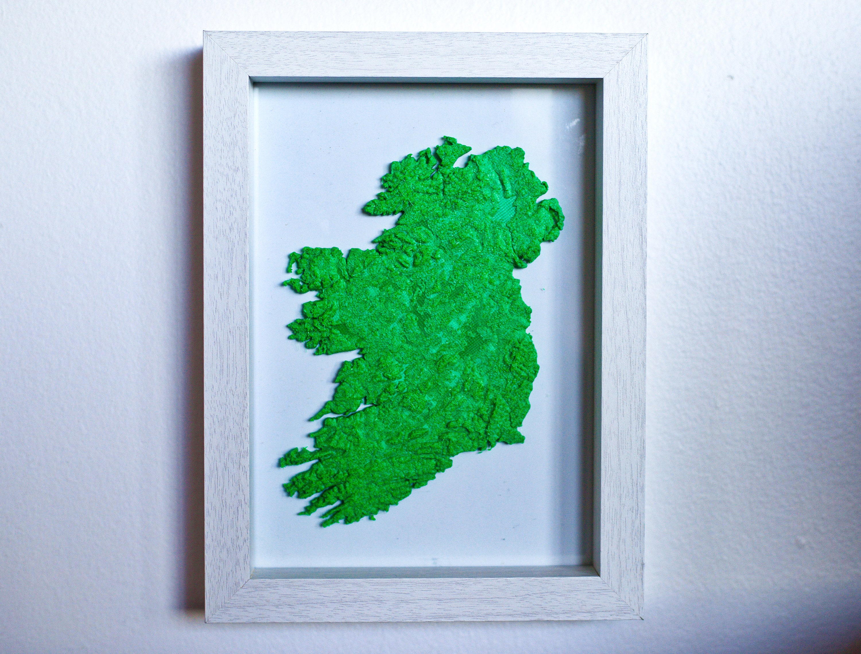3D Topographical Map of Ireland. Irish Map Print. Irish Geographical ...