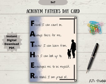 Father Acronym - Etsy