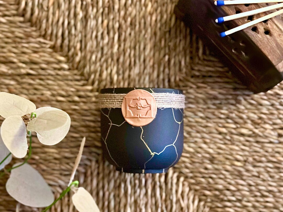3.5 Oz Cedarwood Oakmoss Soy Coconut Shungite Candle EMF Protection ...