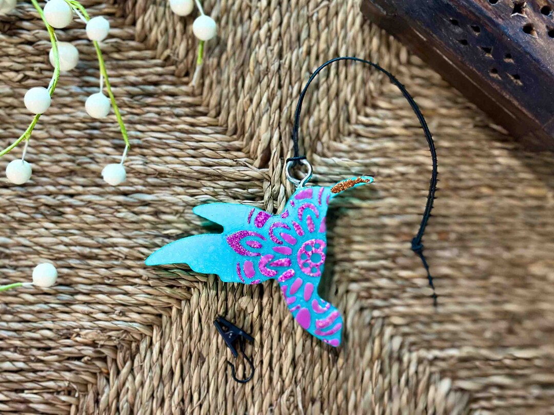 Tribal Hummingbird Car Freshie Custom Air Freshener Unique Bird Art ...