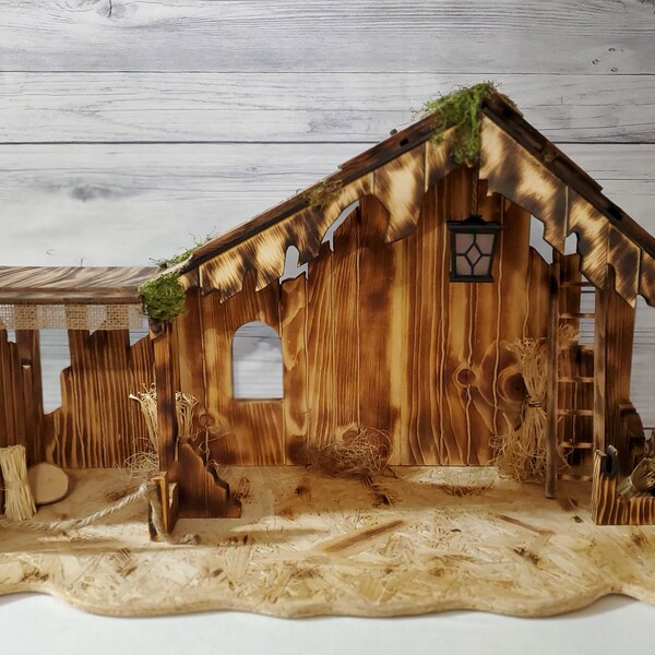 Nativity Stable - Etsy