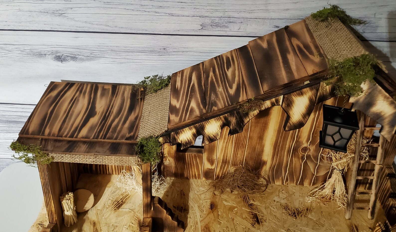 Nativity Manger stable for Nativitywood Nativity Stable - Etsy