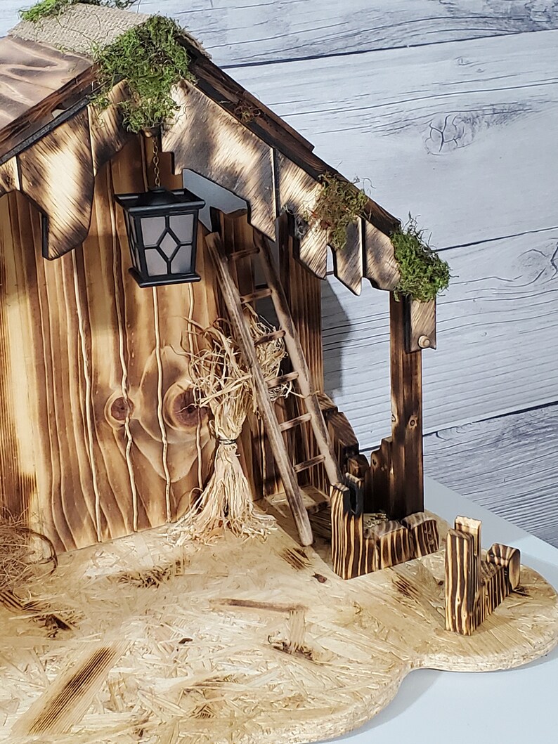 Nativity Manger stable for Nativitywood Nativity Stable - Etsy